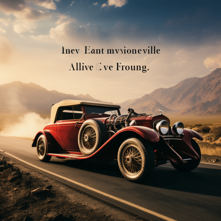 Revving Life's Engine: Inspirational Car Quotes for Adventure